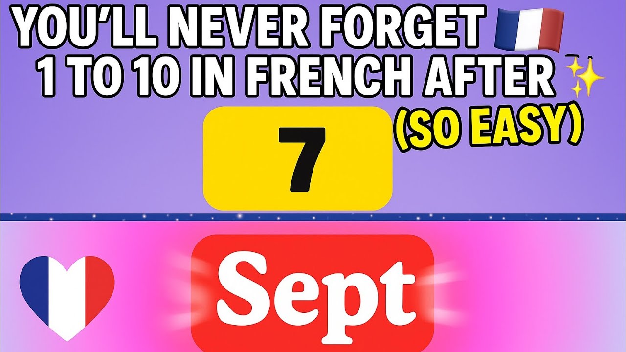 French Numbers 1-10… Made SO EASY You’ll Laugh! 😂🇫🇷 | learn French ...