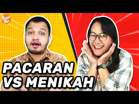 PERBANDINGAN RASA SAYANG PACARAN VS NIKAH Video Lucu Interview Bapak VS Ibu