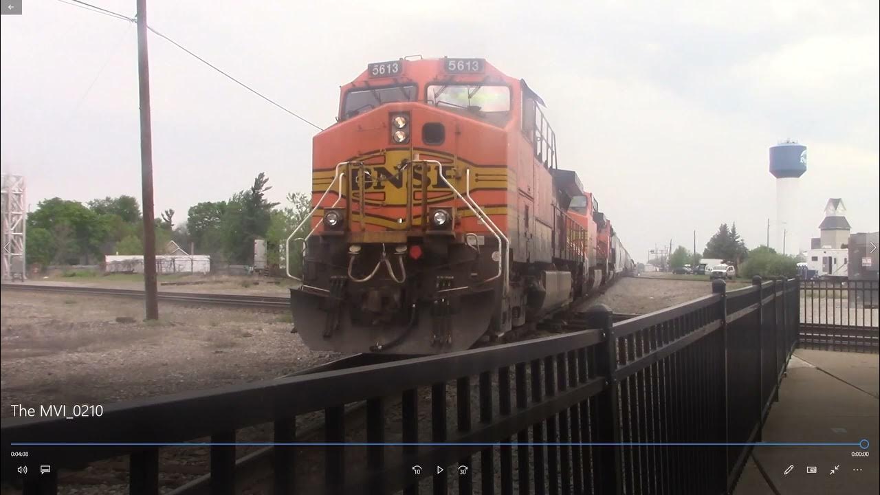 PHONE Railfanning 5/19/19 @ Around The Michigan, USA Area Featuring BNSF CNs And Cool CN Crews ...