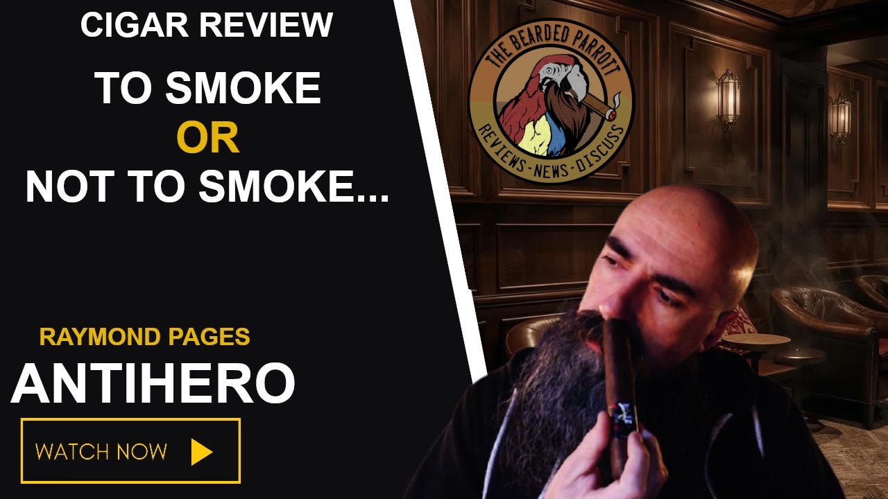 Raymond Pages Antihero | Cigar Review - YouTube