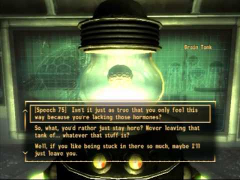 Fallout new vegas Talking to my brain... - YouTube