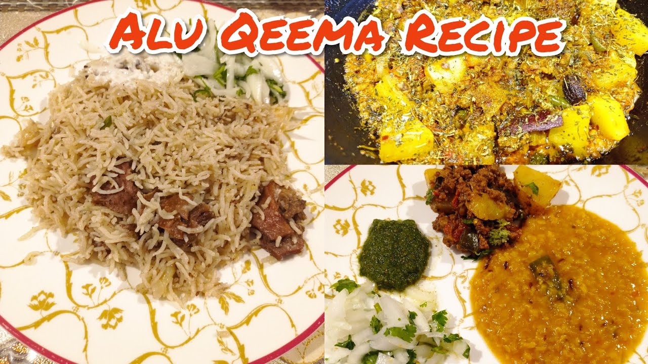 Kukoo in the kitchen!!! || Alu Qeema Recipe #Pulao #islamabad #aluqeema ...