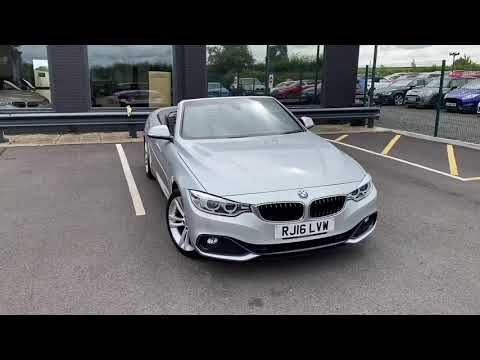 2016 bmw 420I convertible 181 bhp silver