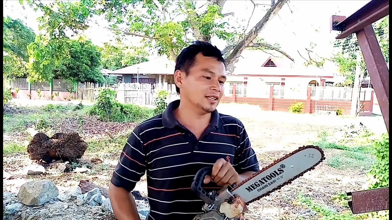 Angle Grinder Chainsaw for cutting tree trunk - YouTube