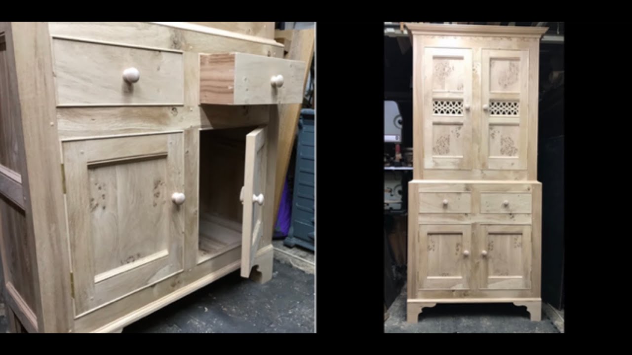 Making a Welsh bread and cheese cupboard. part 5 - YouTube