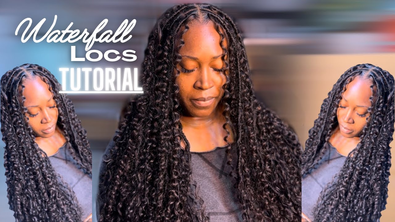 How to do waterfall locs || TUTORIAL 😍💇🏽‍♀️ #locs #beautyinfluencer # ...