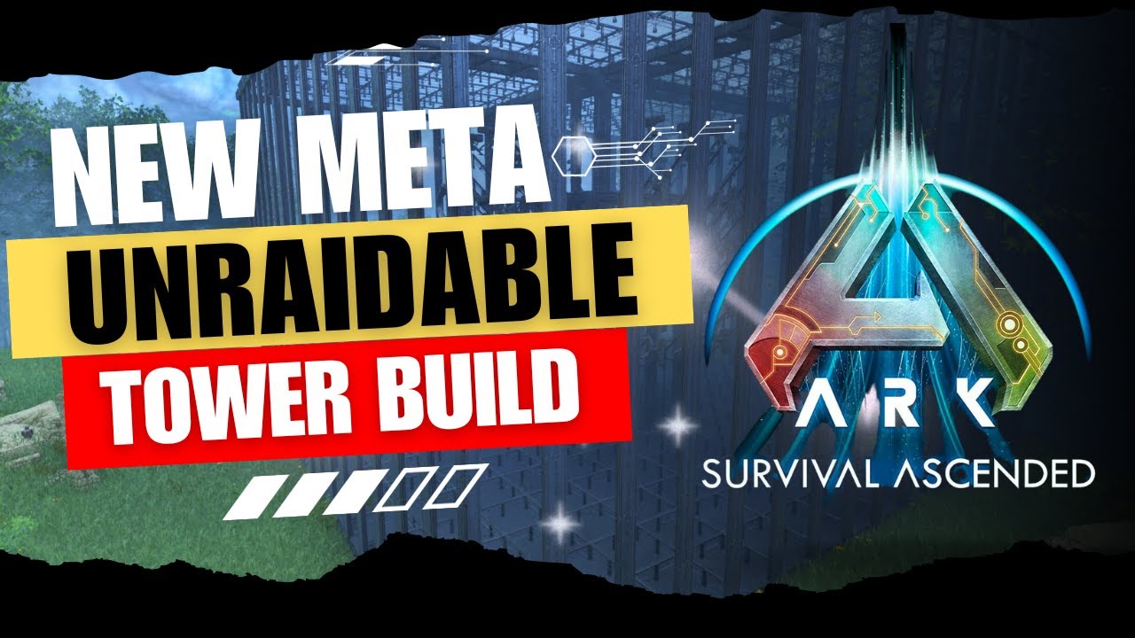 NEW Unraidable Tower Build Ark Survival Ascended PVP Official #ark #asa ...