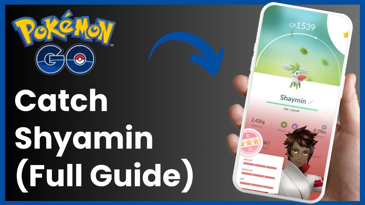 How To Catch Shaymin In Pokemon Go ! - YouTube
