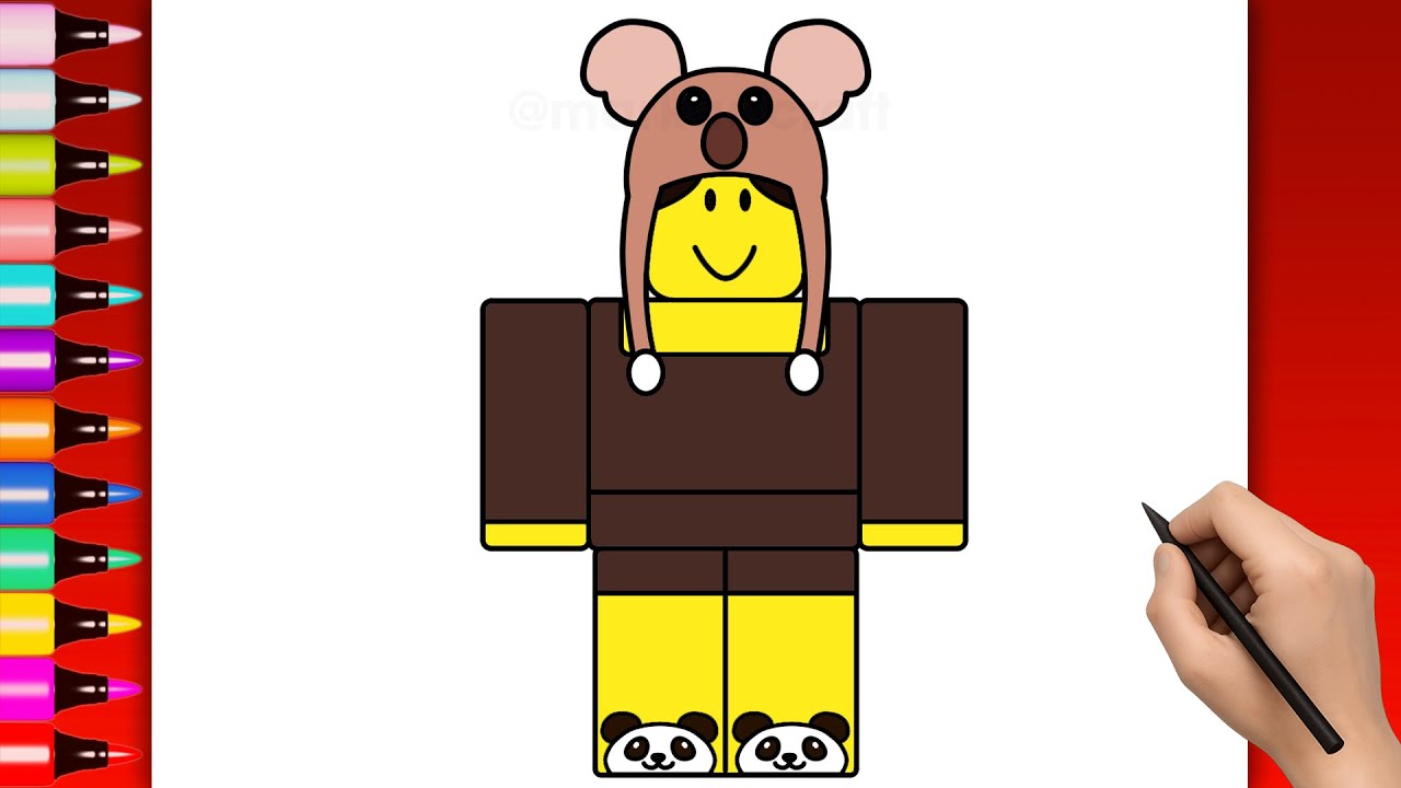 How to Draw Koala Kid - 99 Nights in the Forest Roblox ROBLOX - YouTube
