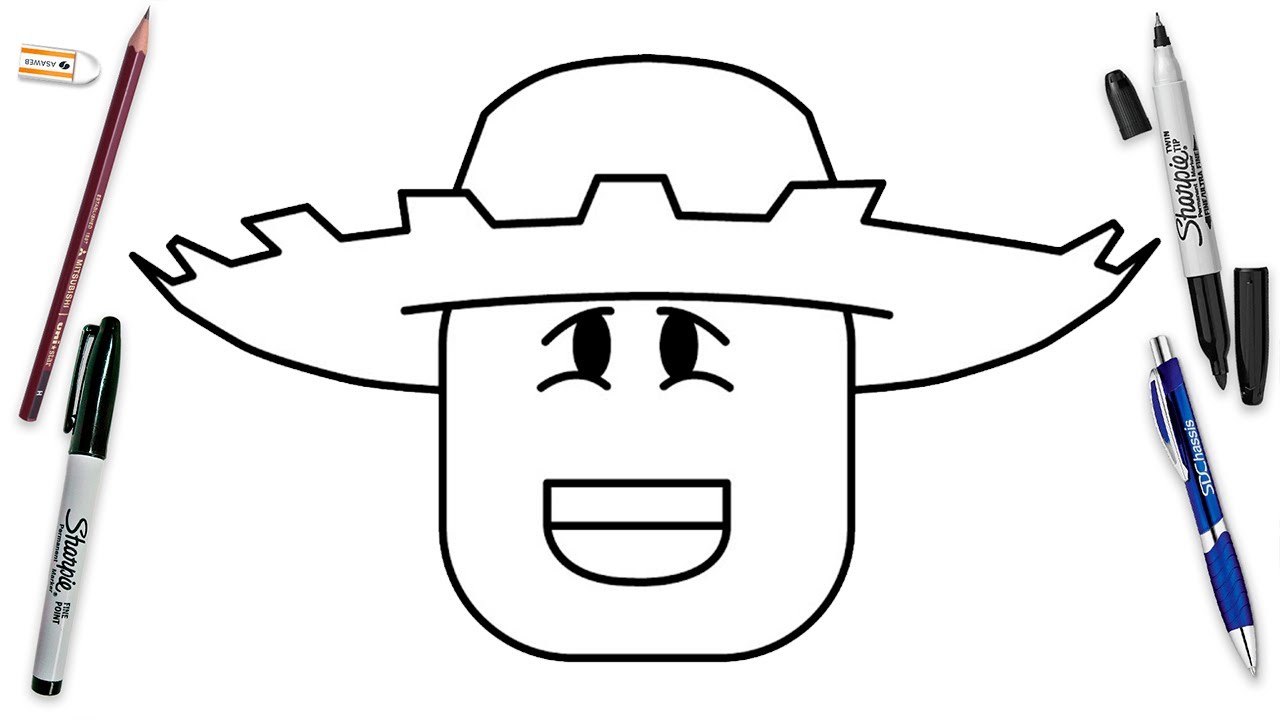 How To Draw Sam Easy Step By Step | Grow A Garden | Roblox Drawing ...