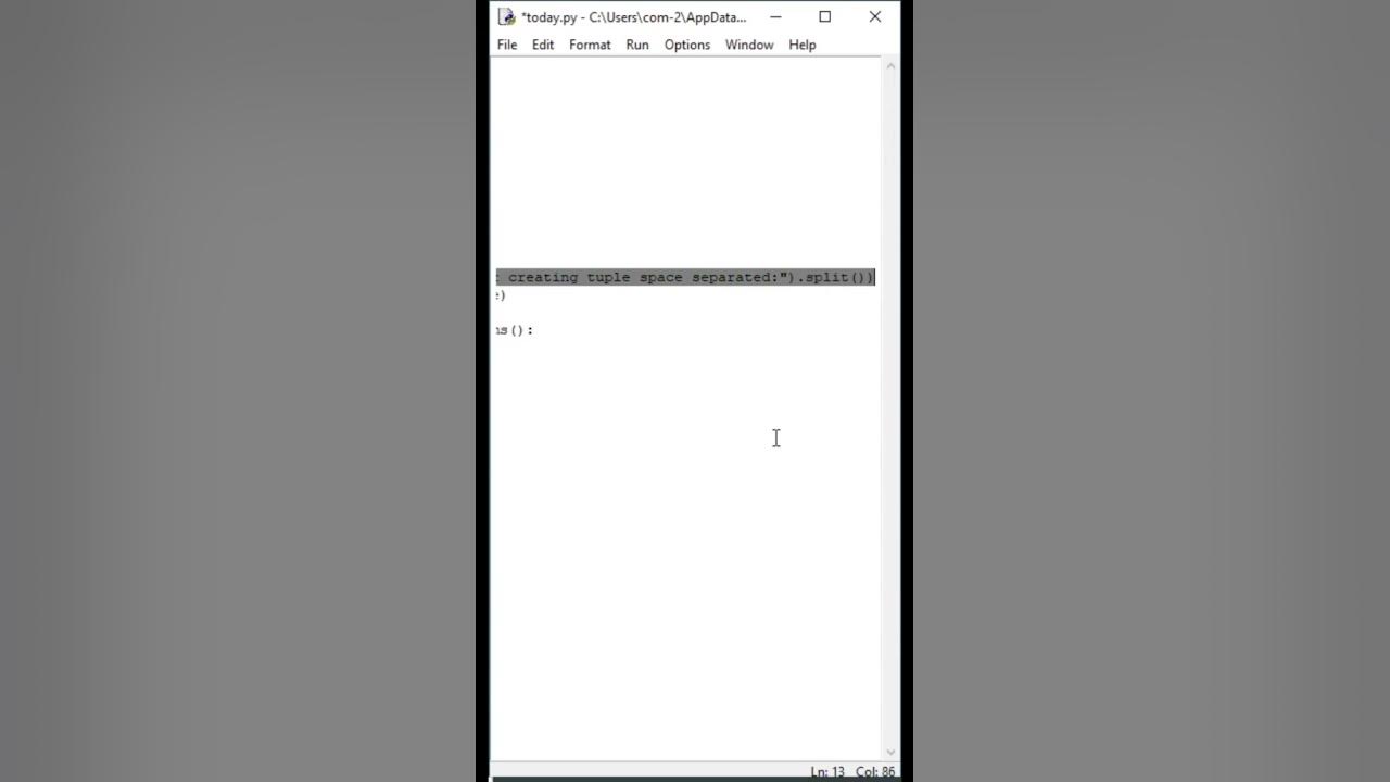 In Python Program How To Count Frequency Of Elements In A Tuple Youtube