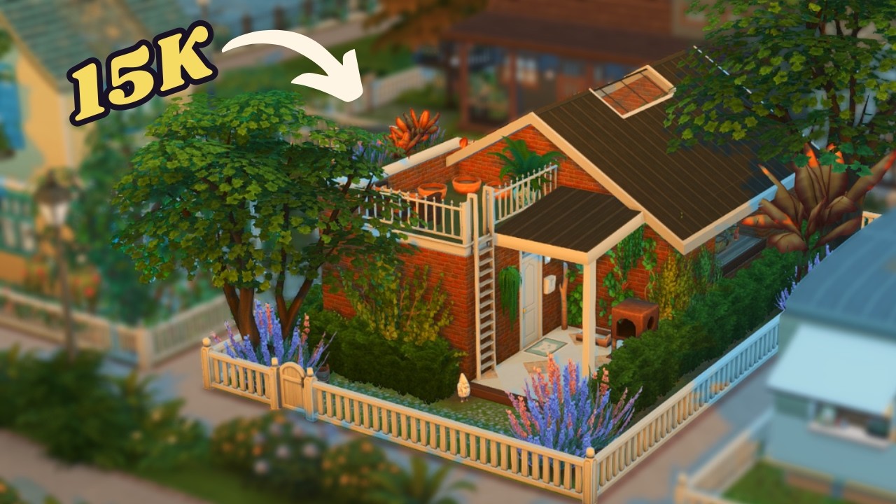 MODERN WITCH House 15K ONLY - Sims 4 | Speed Build | No CC - YouTube