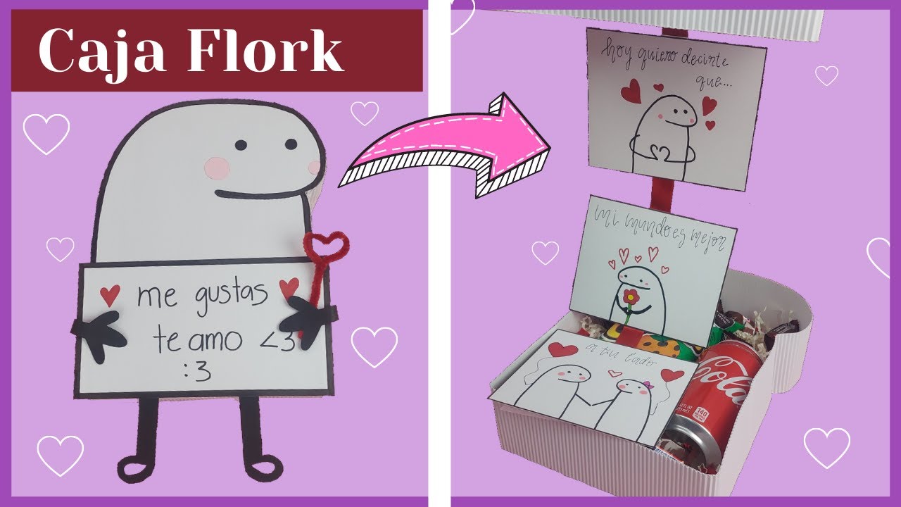 FLORK CAJA para mI NOVIO || accesible y creativa - YouTube