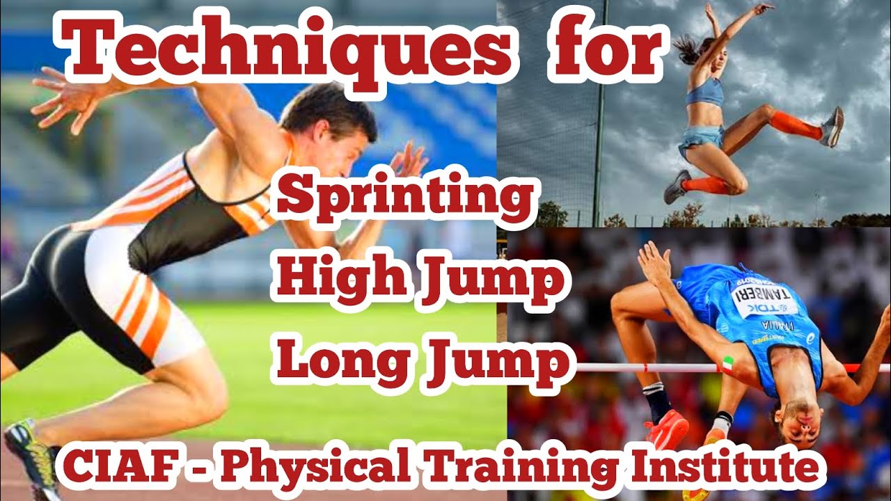 Running Techniques for 100 m & 1500m Sprinting | High Jump | Long Jump ...