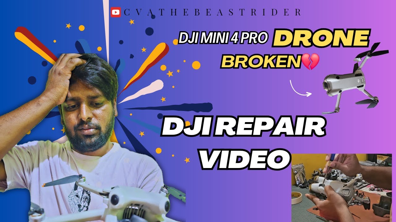 DJI Mini 4 Pro Drone got damaged | Quick Repair in Just 5 Minutes! | # ...