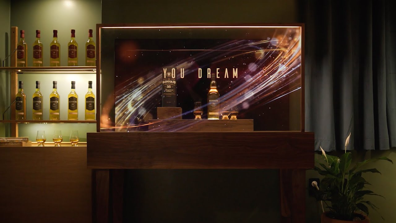 TOLED Double Layered Showcase for Whisky - YouTube