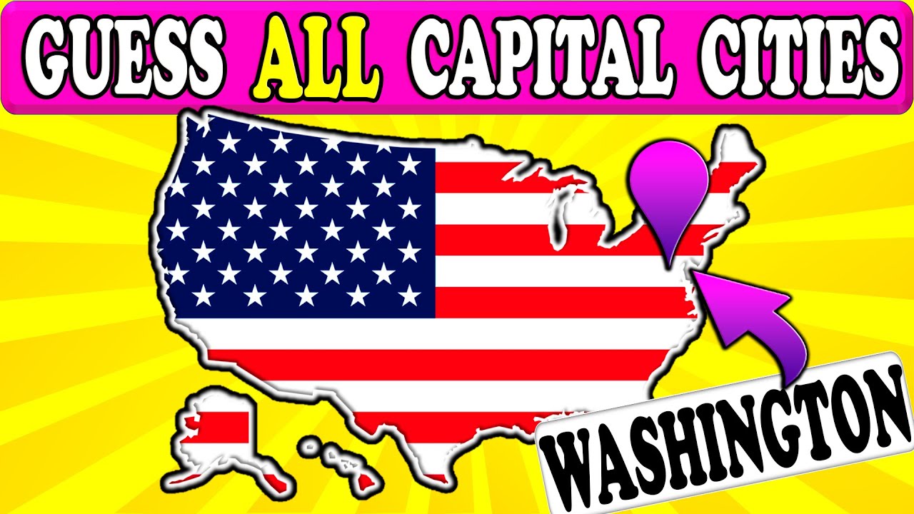 🌇 Guess and Learn ALL 195 CAPITAL CITIES Of The WORLD 🌎/CHALLENGE ...