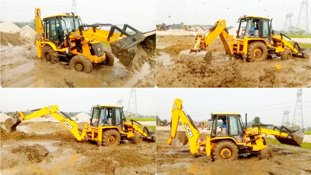 JCB JCB3DX MACHINE MITTI LEVEL JCB NEW MODEL 3DX 4X4 MACHINE - YouTube