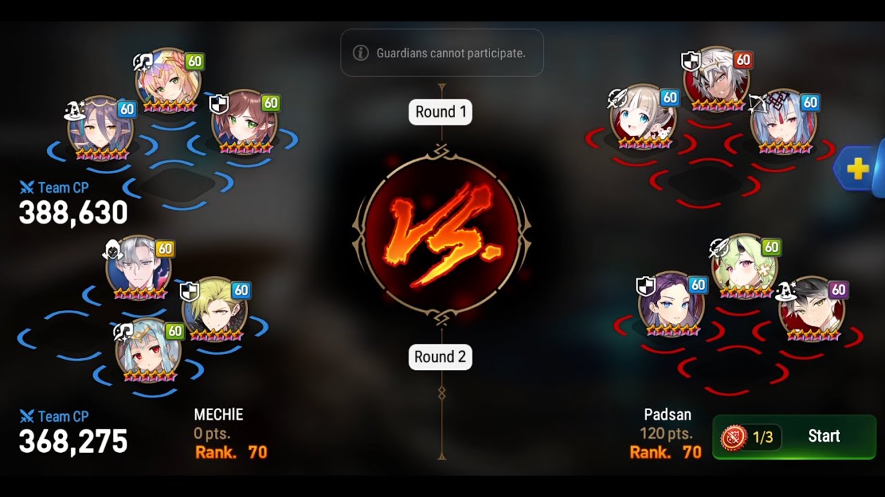 Epic seven guild war vs 乐园 ML Kayron debut - YouTube