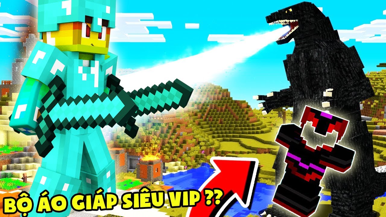 Bộ Giáp Siêu Vip Của Quái Thú Godzilla **Minecraft Crazy Craft #6 - YouTube