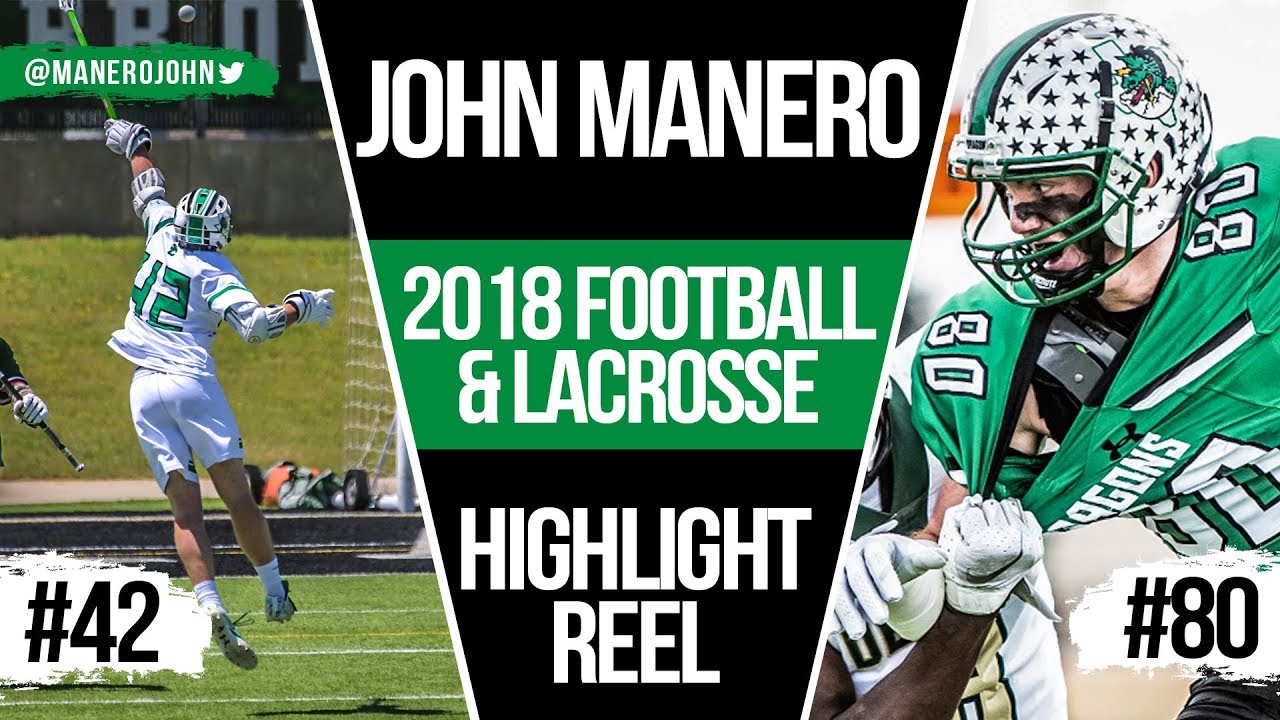 John Manero 2018 Football & Lacrosse Highlight Reel. Southlake Texas ...