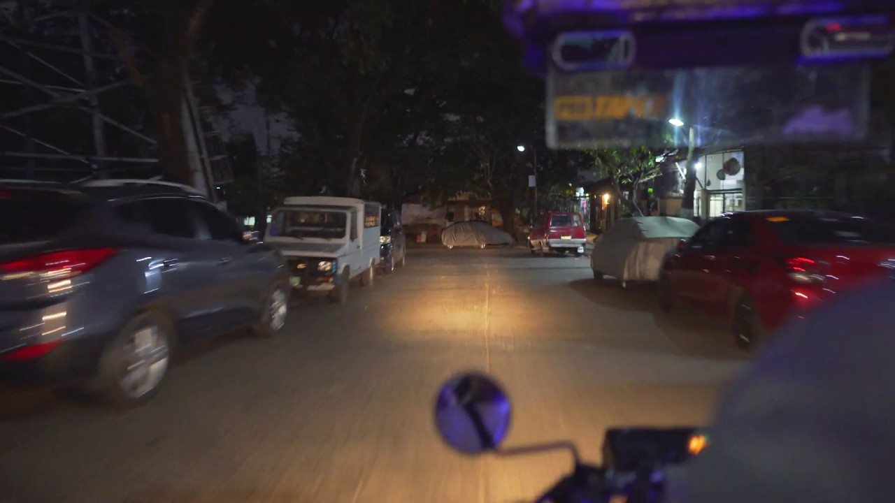 Philippines, Bulacan, tricycle night ride from SM SJDM to DLC Homes 3 ...