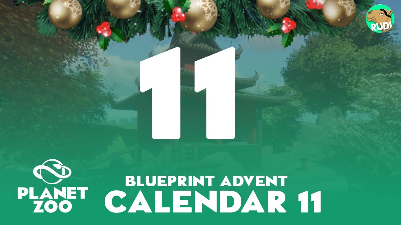 Planet Zoo Blueprint Advent Calendar - Door 11 - Planet Zoo - YouTube