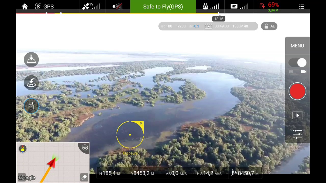 phantom 4 fly over fog 9,7 km - YouTube