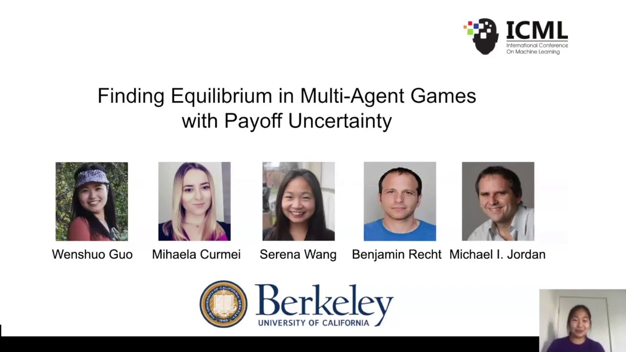 Equilibrium in Multi-Agent Games with Payoff Uncertainty @ ICML2020 ...