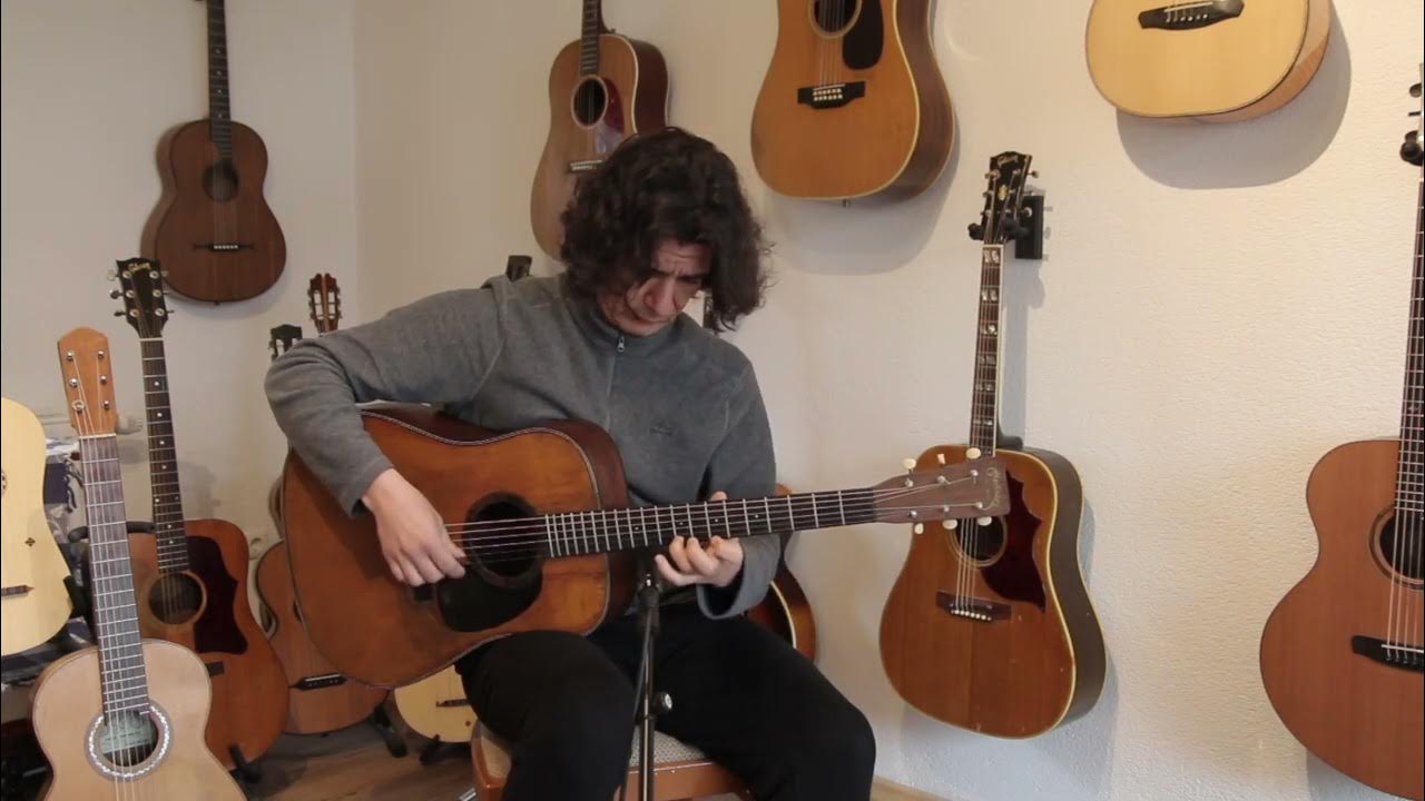 Our favorite vintage guitar ... Martin D-18 1943 pre-war dreadnought - similar to Elvis Presley ...