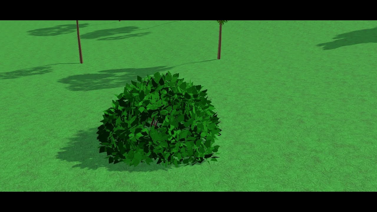 3D Bush Game Asset - YouTube
