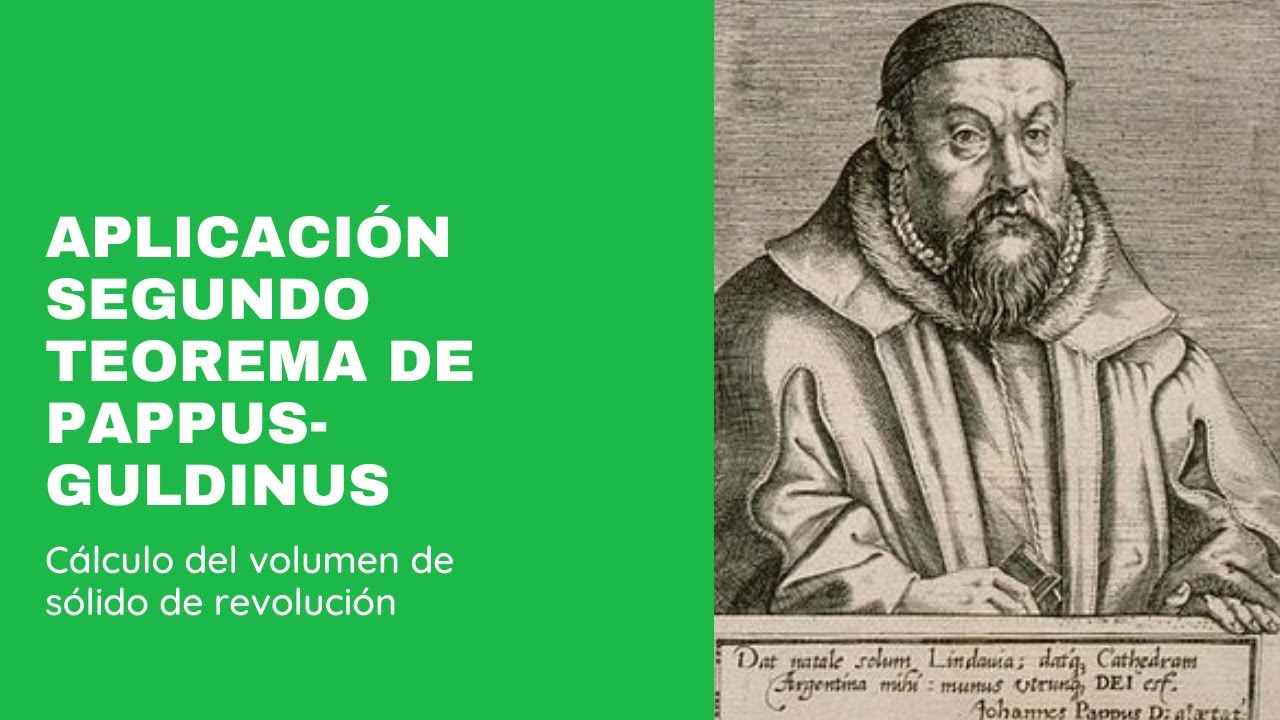 Aplicación segundo teorema de Pappus-Guldinus - YouTube