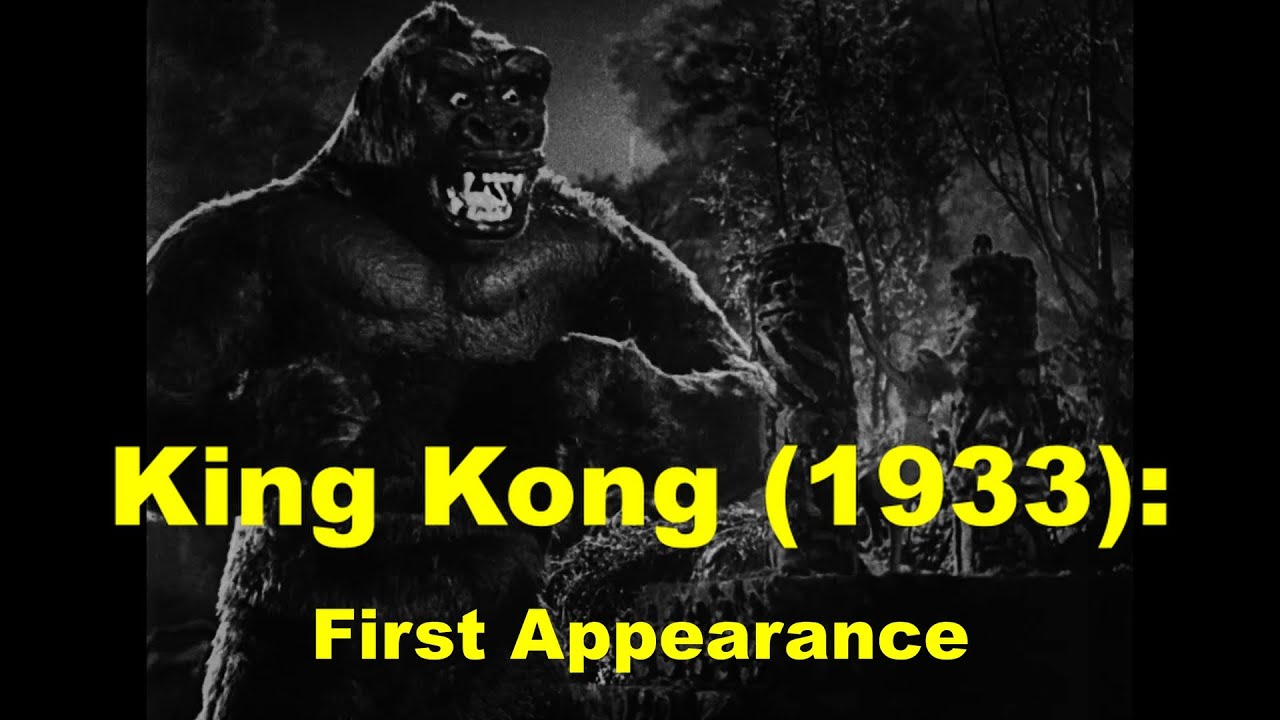 KING KONG'S FIRST APPEARANCE (4K upscaled) (King Kong - 1933 ...