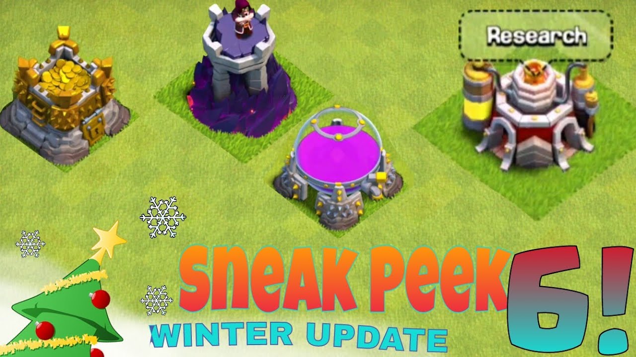 Clash of Clans WINTER UPDATE SNEAK PEEK [6] - WIZARD TOWER level 9 ...