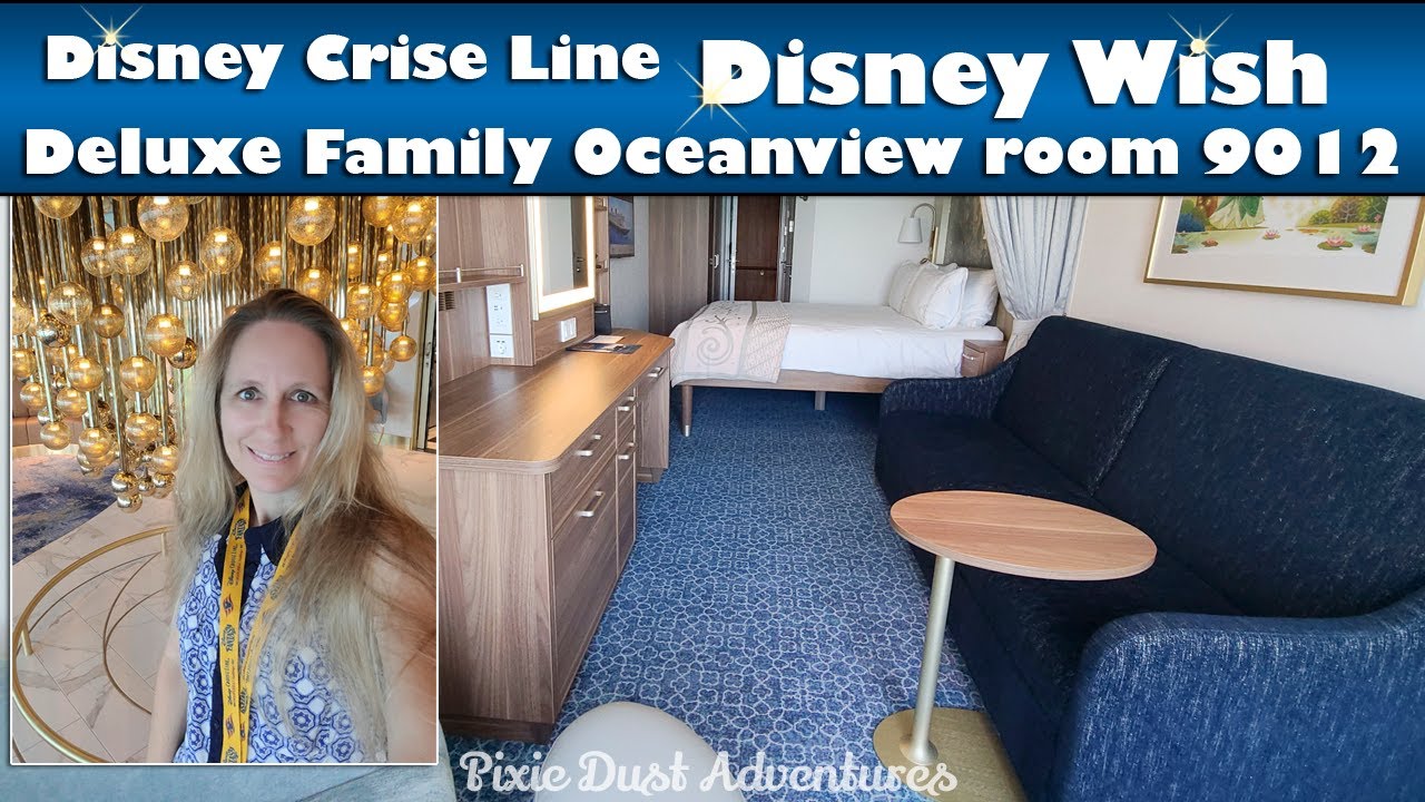 Disney Cruise Line - Wish Oceanview Stateroom 9012 🧚 Pixie Dust Adventures - YouTube
