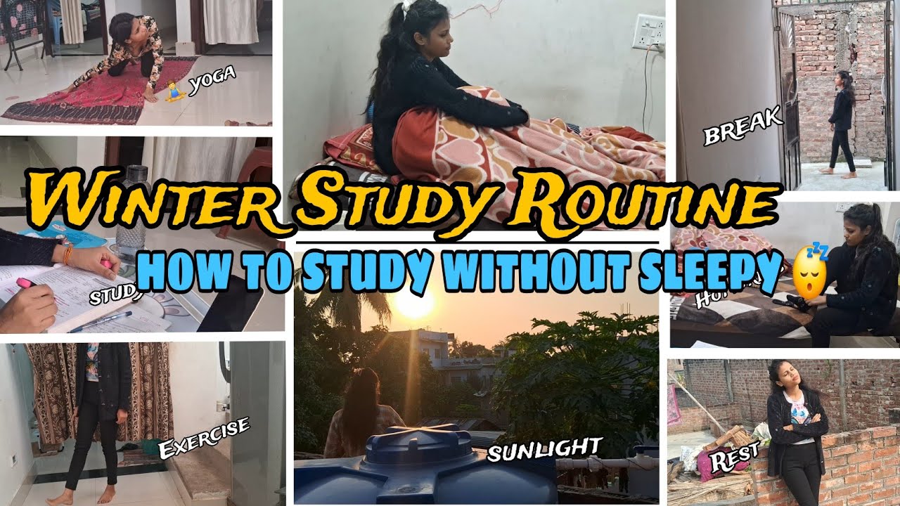 WINTER STUDY ROUTINE🫧📚|| for School College girl🌼|| How To Study ...
