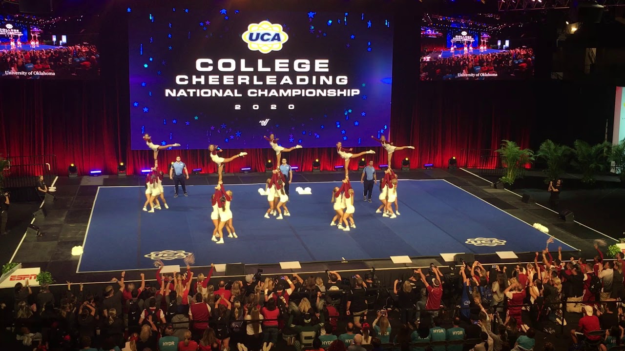 University of Oklahoma -Cheerleading 2020 - YouTube