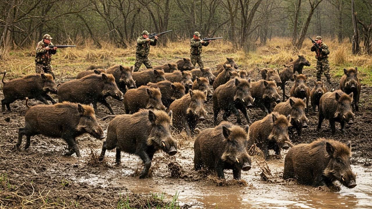 Florida Hog Hunt – Wild Hogs Strike Back - Farmers Respond Immediately ...