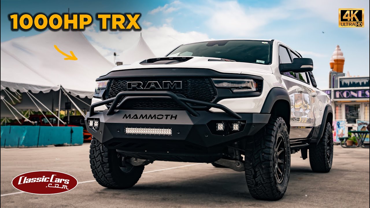 1000hp Hennessey Mammoth 1000 Ram TRX - YouTube