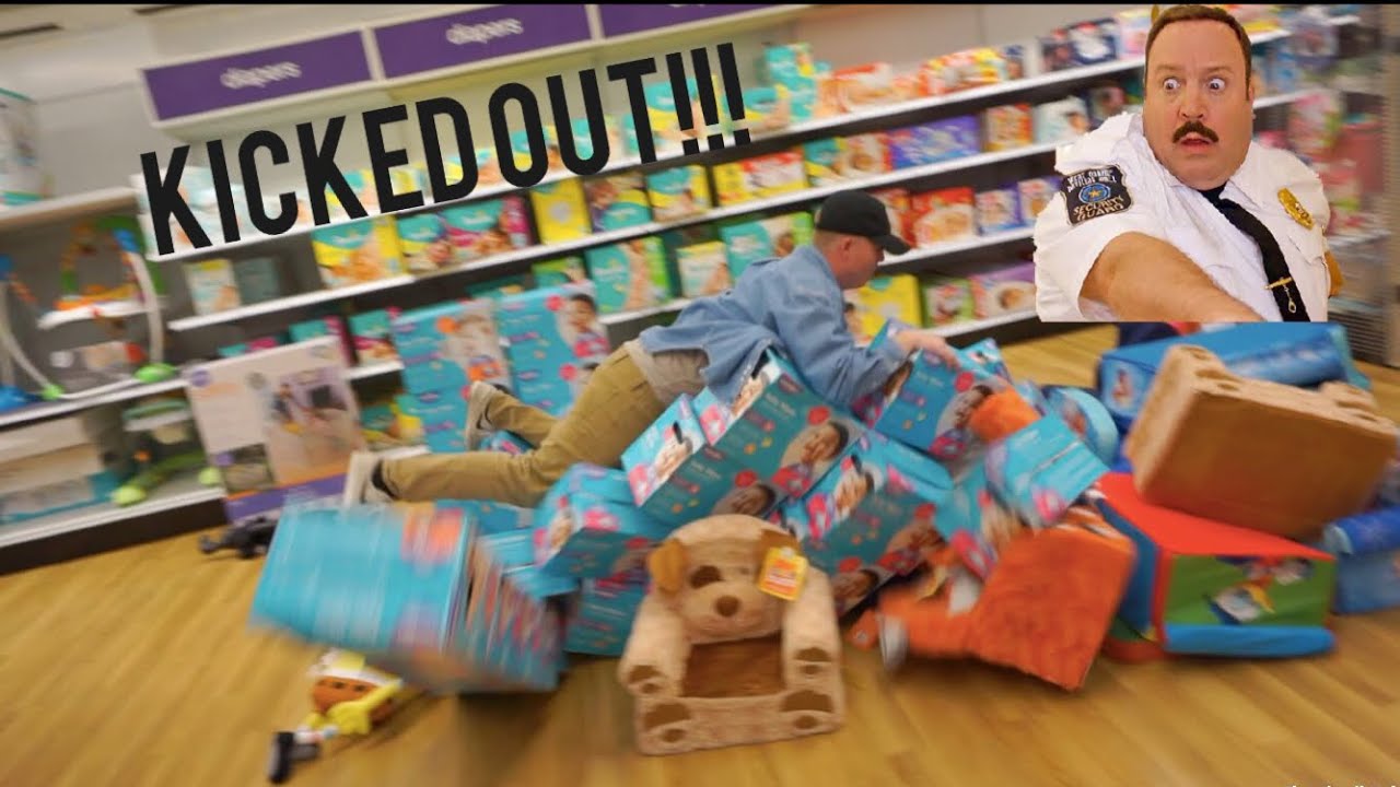 WE GOT KICKED OUT OF A STORE!!!! - YouTube