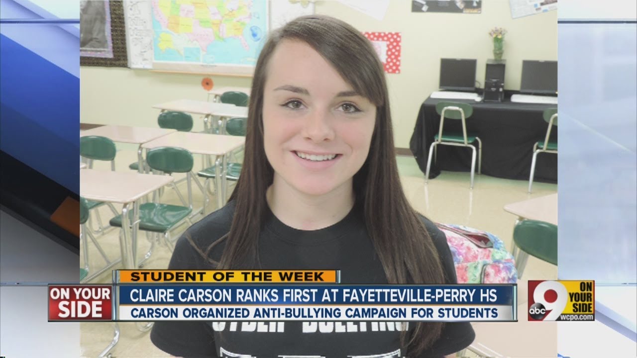 Student of the Week: Claire Carson - YouTube
