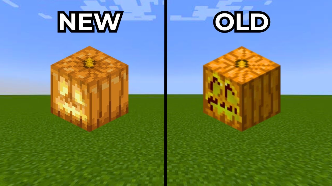New vs Old Block Textures In Minecraft - YouTube