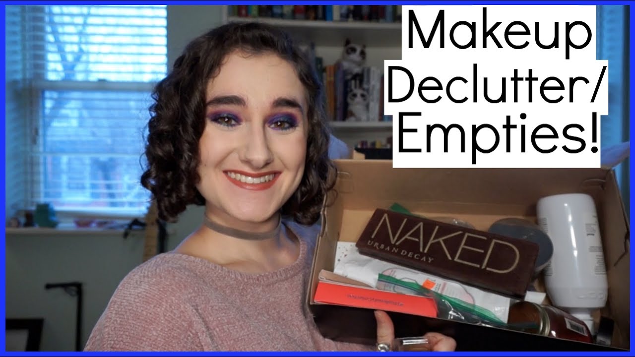 Makeup Declutter/Beauty Empties January 2018 - YouTube