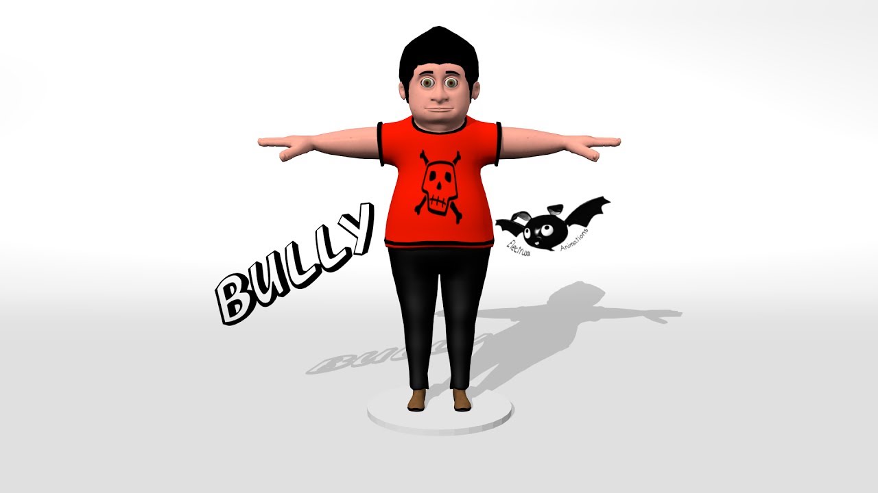 Bully blender character model - YouTube
