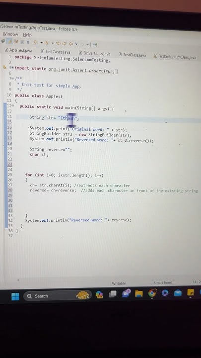 Reverse a String in Java | StringBuilder / String | StringBuffer | - YouTube