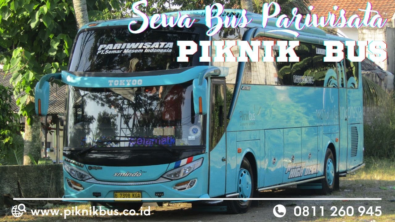 BUS PARIWISATA TERMURAH 2024 - PIKNIK BUS - YouTube