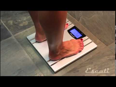 Body Fat/Water and Muscle Mass Scale Demo - YouTube