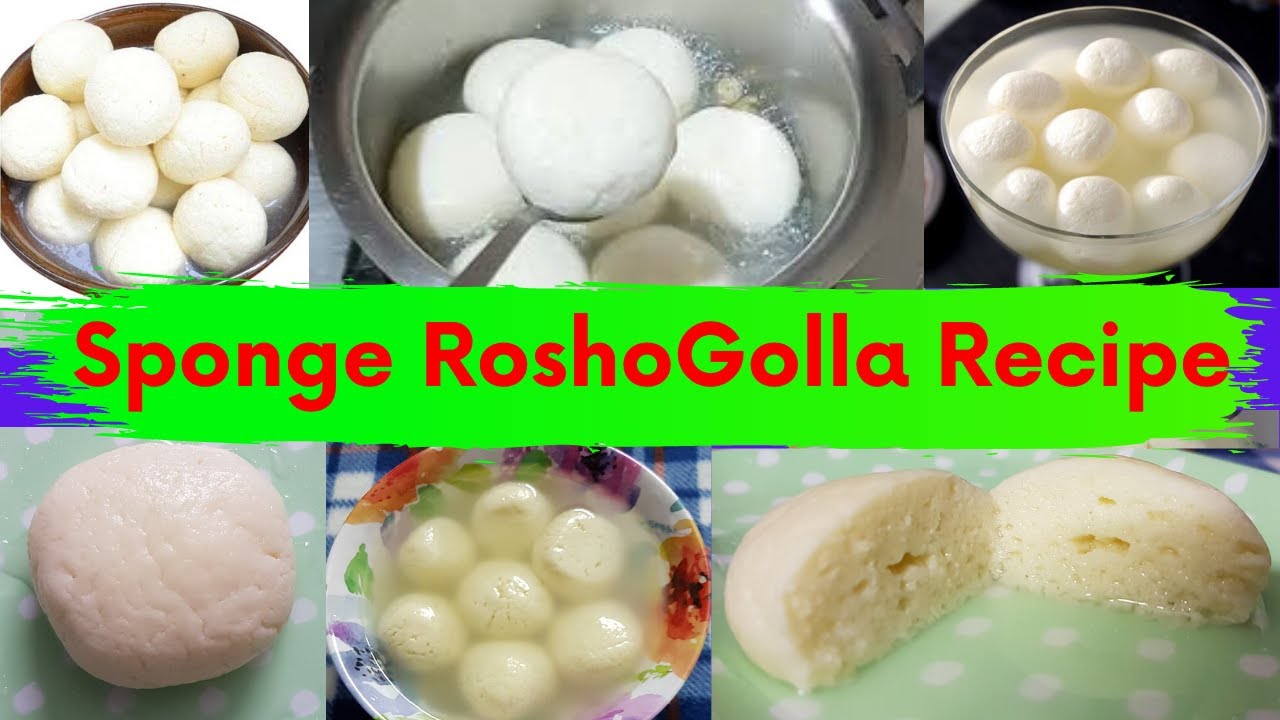 How To Make RoshoGolla Recipe | Sponge Roshgolla | Chanar Misti Recipe ...