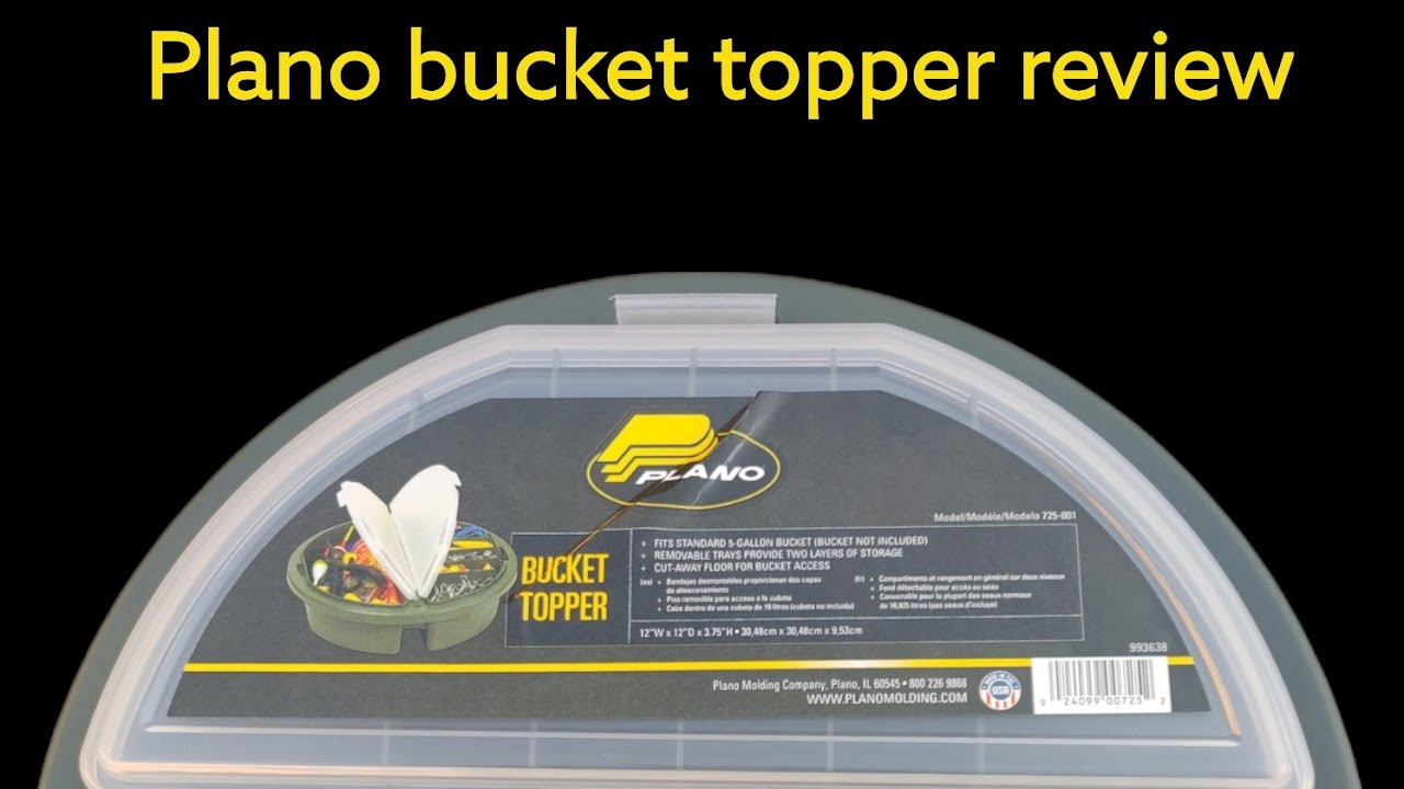 Reviewing - 5 Gallon Plano 725 Bucket Topper Awesome freaking Storage ...
