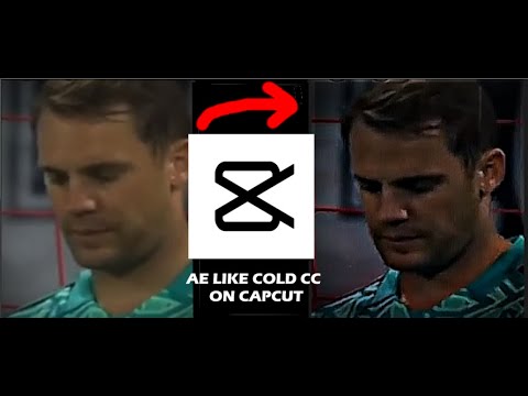 How to get an AE Like Cold CC on Capcut - YouTube